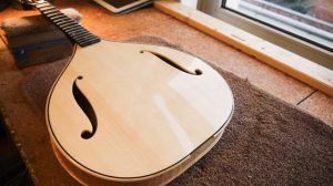 New Celtic F mandolin on the bench - NK Forster Guitars